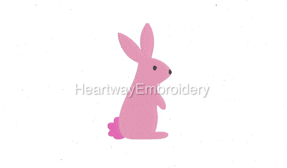 Mini Bunny Embroidery Design 4 SIZES Bunny Mini Embroidery - Etsy