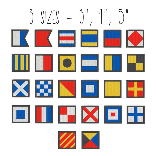 Nautical Alphabet - Etsy