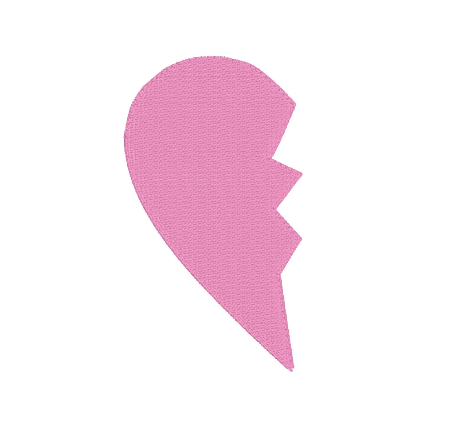 Mini Broken Heart Embroidery Design 5 SIZES 3 Variations - Etsy