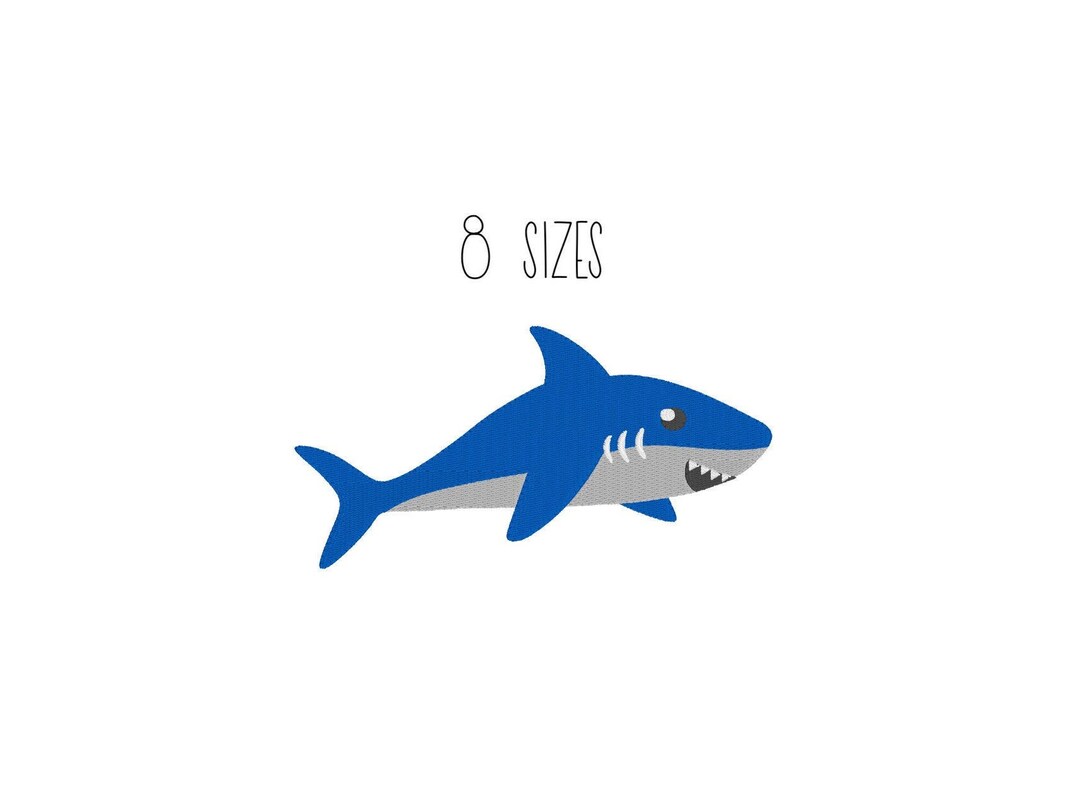 Dad Shark Embroidery Design: Daddy Shark Family (8 Sizes) (digital ...