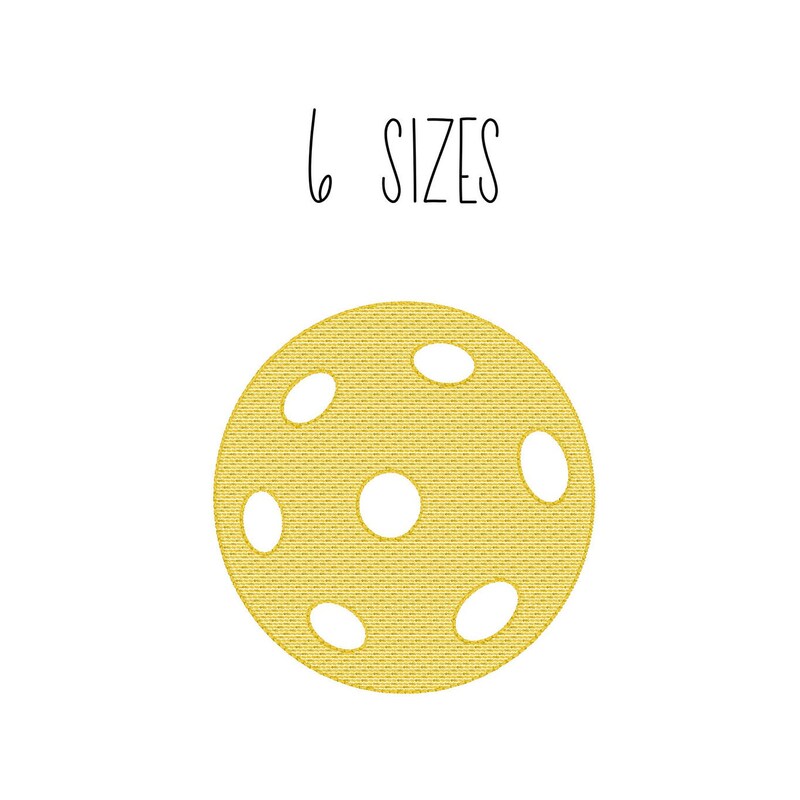 Pickleball Embroidery Designs - Etsy