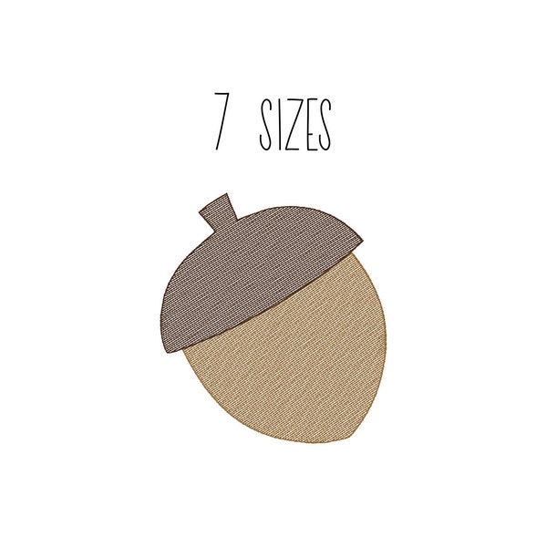 Acorn Embroidery - Etsy