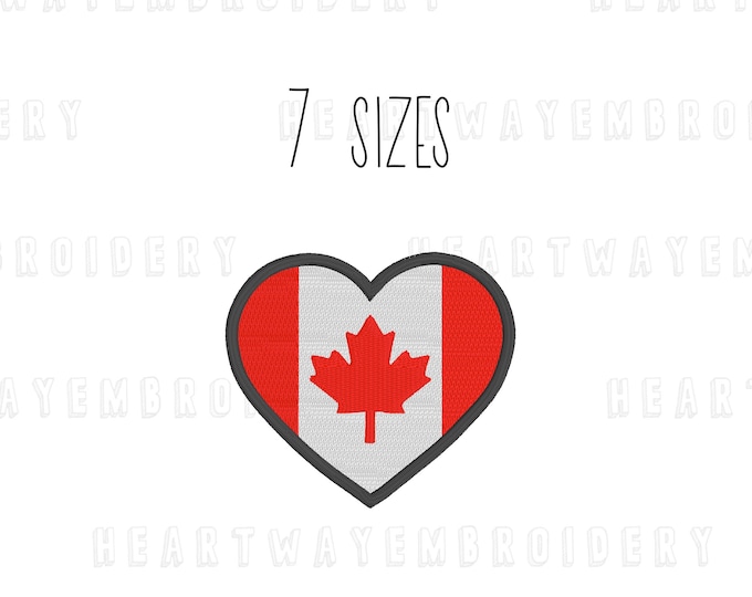 Canada Flag Heart Vector .eps, .dxf, .svg .png. Canadian Vinyl Cutter ...