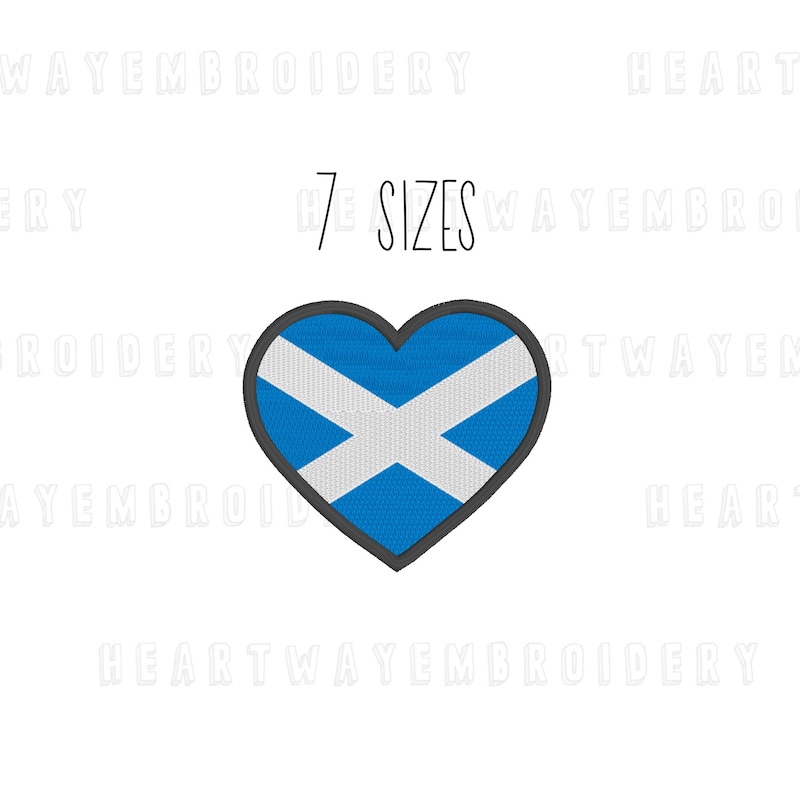 Scotland Flag Heart - Etsy UK