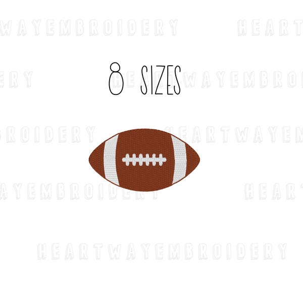 Embroidered Football - Etsy