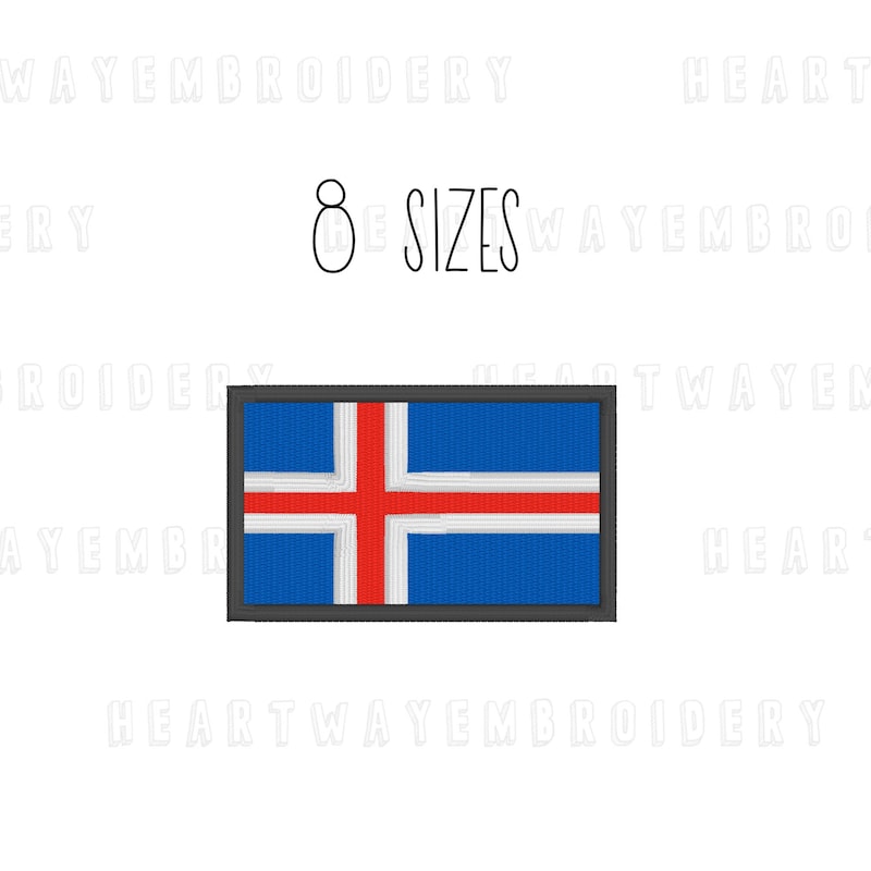 Iceland Embroidery Design - Etsy