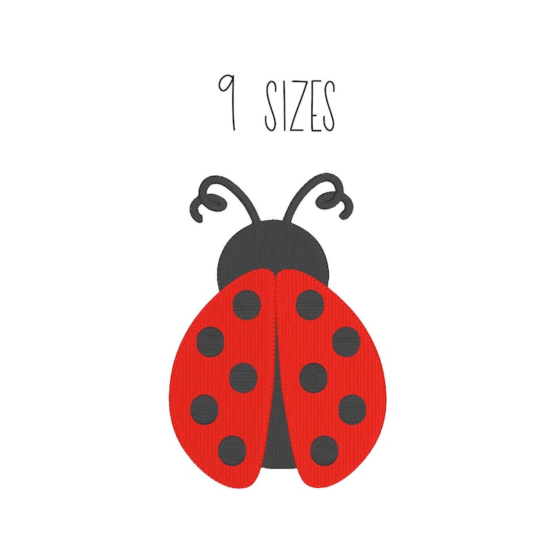 Mini Bug Embroidery File - Etsy