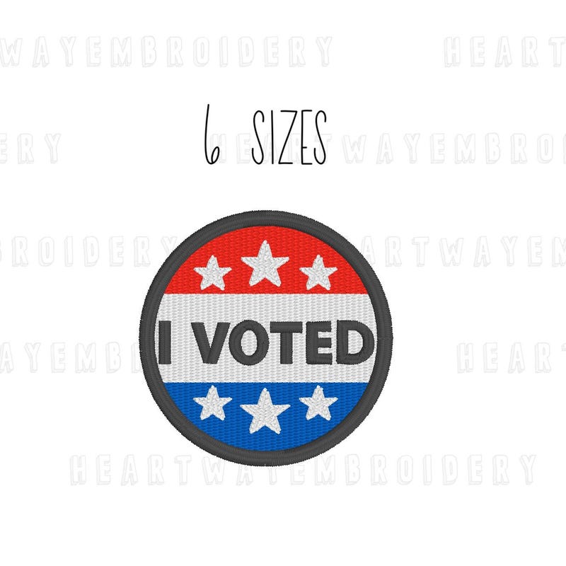 I Voted Stickers - Etsy