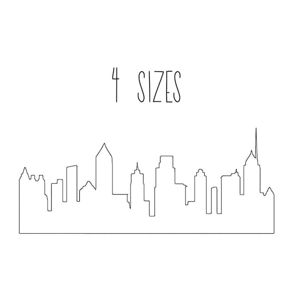 Atlanta Skyline - Etsy