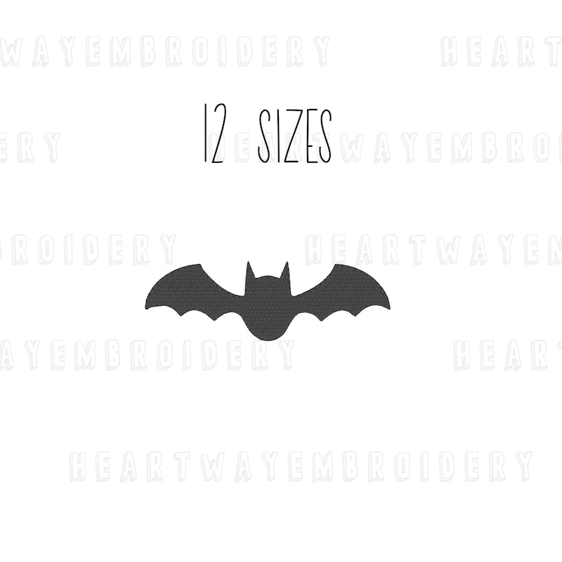 Bat Stitch File - Etsy
