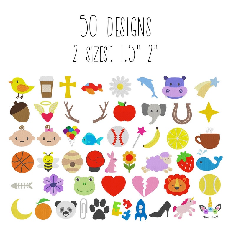 Mini Embroidery Designs - Etsy