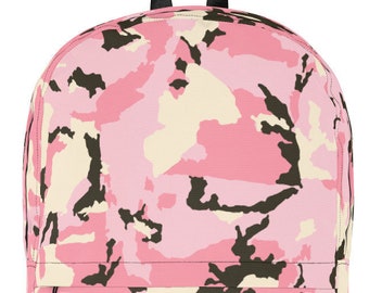 Pink Camo Backpack - Etsy