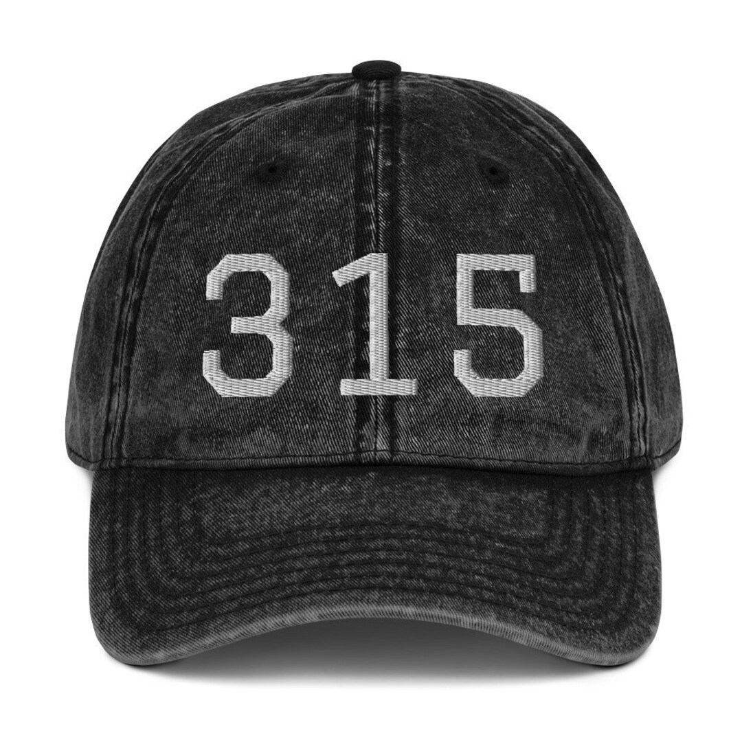 Upstate New York 315 Area Code, New York Gift, Distressed Hat, 315 Gift ...