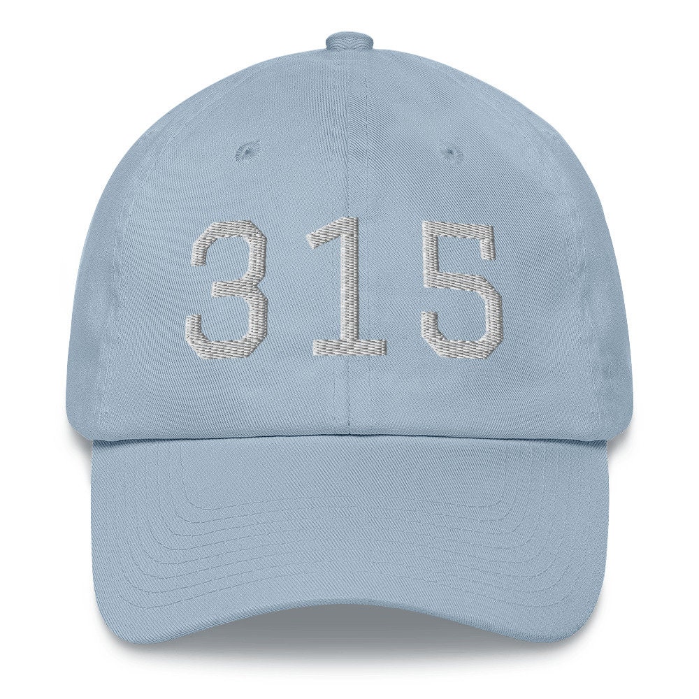 Upstate New York 315 Area Code, Embroidered Dad Hat, New York Gift, 315 ...