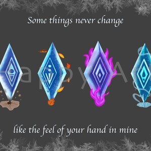 Frozen 2 Rune Poster With Lyrics From the Movie, Printable, Instant ...