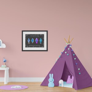 Frozen 2 Rune Poster With Lyrics From the Movie, Printable, Instant ...