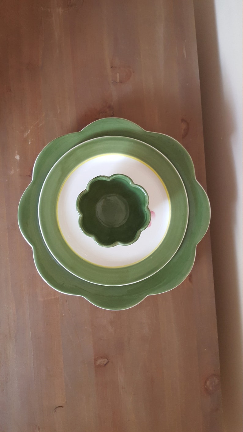 Vintage Burton and Burton Flower Themed Place Settings SET of - Etsy