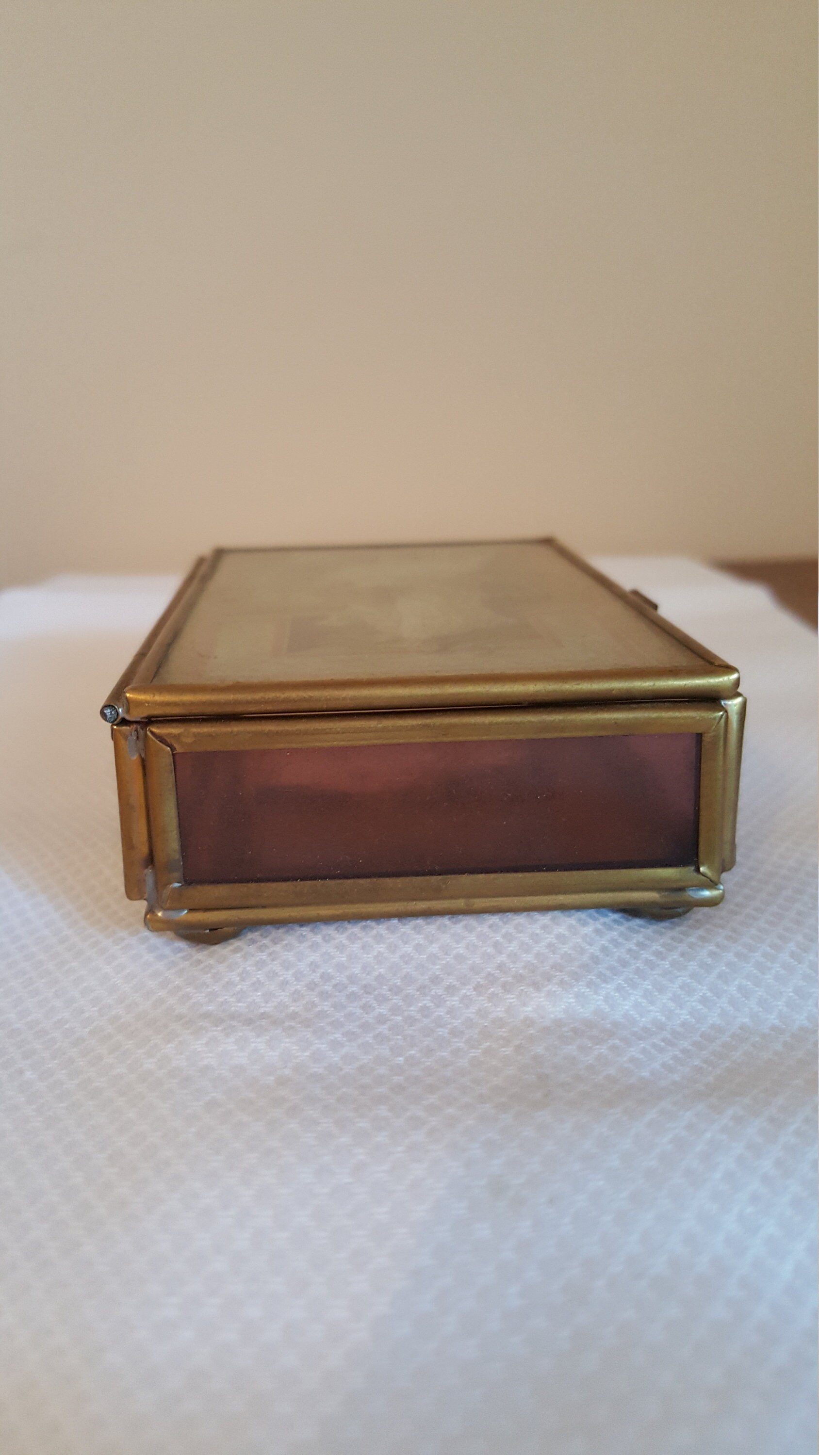 Thomas Cathey Collection 1993 Holographic Brass and Glass With - Etsy