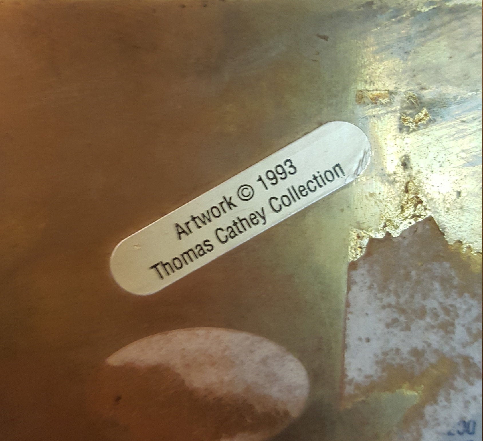 Thomas Cathey Collection 1993 Holographic Brass and Glass With - Etsy