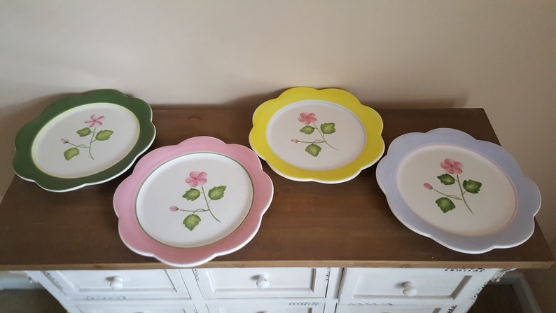 Vintage Burton and Burton Flower Themed Place Settings SET of - Etsy