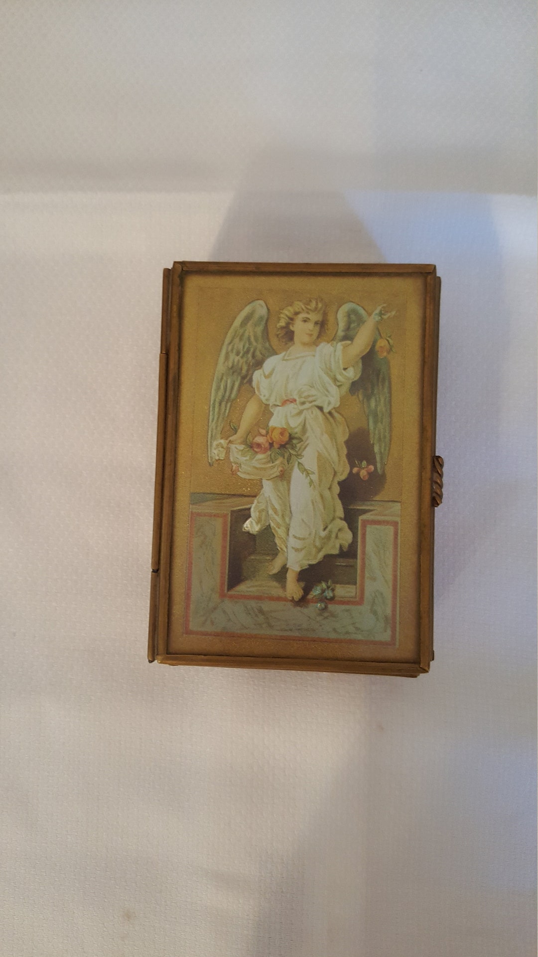 Thomas Cathey Collection 1993 Holographic Brass and Glass With Mirrored ...