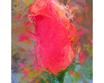 Rose painting | Etsy