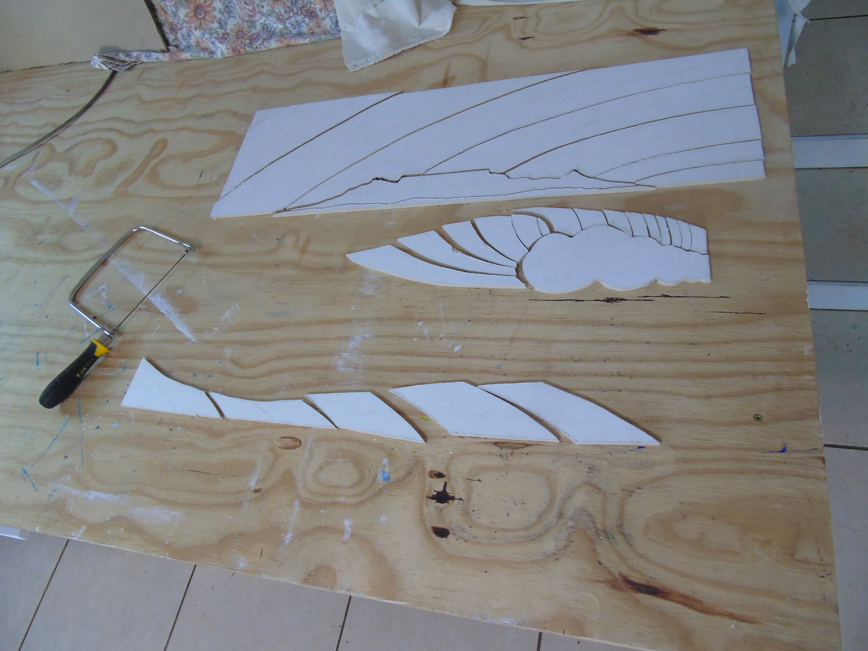 Print of My Original Wood Intarsia Art on Square Magnet. Ocean - Etsy