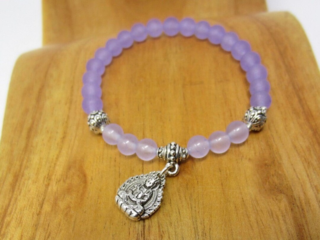 Quan Yin Mala Bracelet, Divine Feminine Bracelet, Goddess Stretch ...