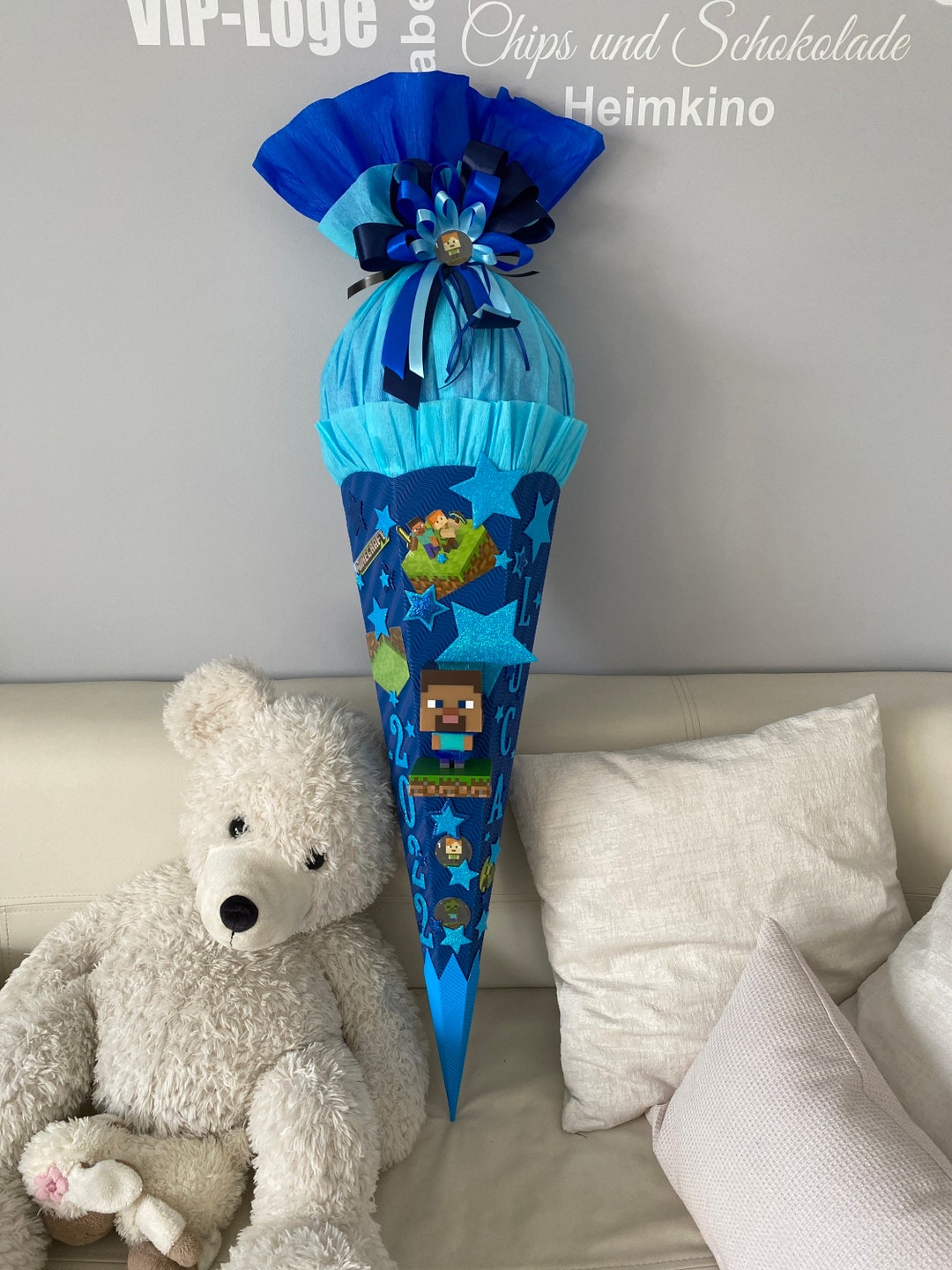 SCHULTÜTE für einen Minecraft Fan : 110cm GROß - Etsy.de