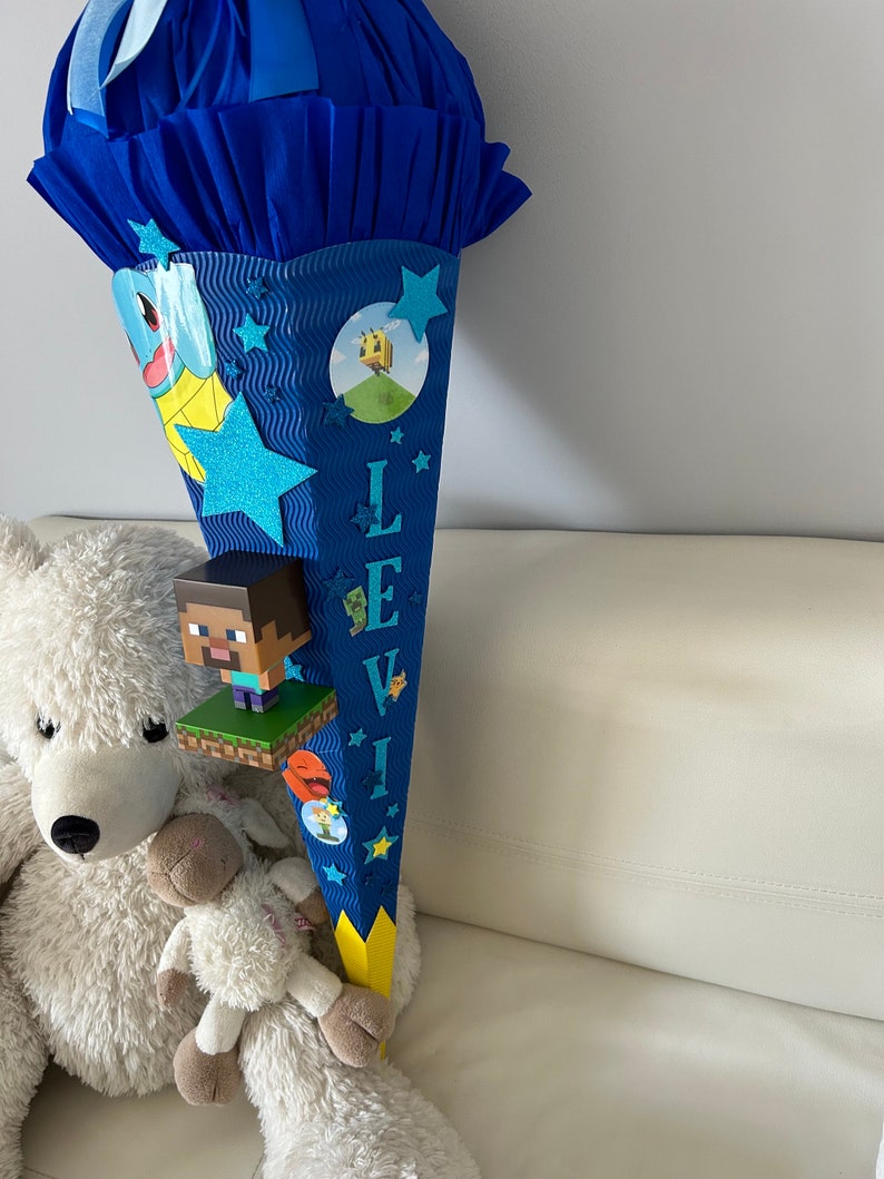 School Cone for a Minecraft + Pokémon Fan :-)) 110 Cm Tall - Etsy