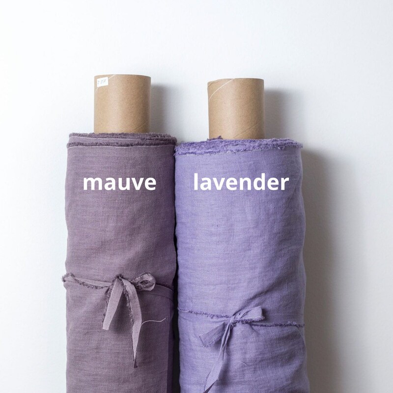 Purple Linen - Etsy