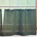 Forest Green Cafe Curtains. Kitchen Valance. Small Bathroom Curtains ...