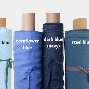 Teal Linen Fabric. Dark Teal Linen Fabric by the Yard. Teal Linen ...