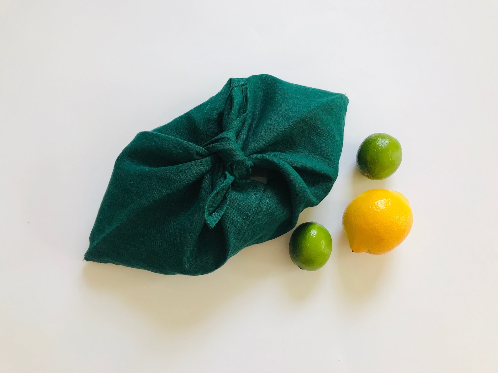 Green Bento Bag. Linen Bento Bag. Zero Waste Knot Bag. Natural | Etsy