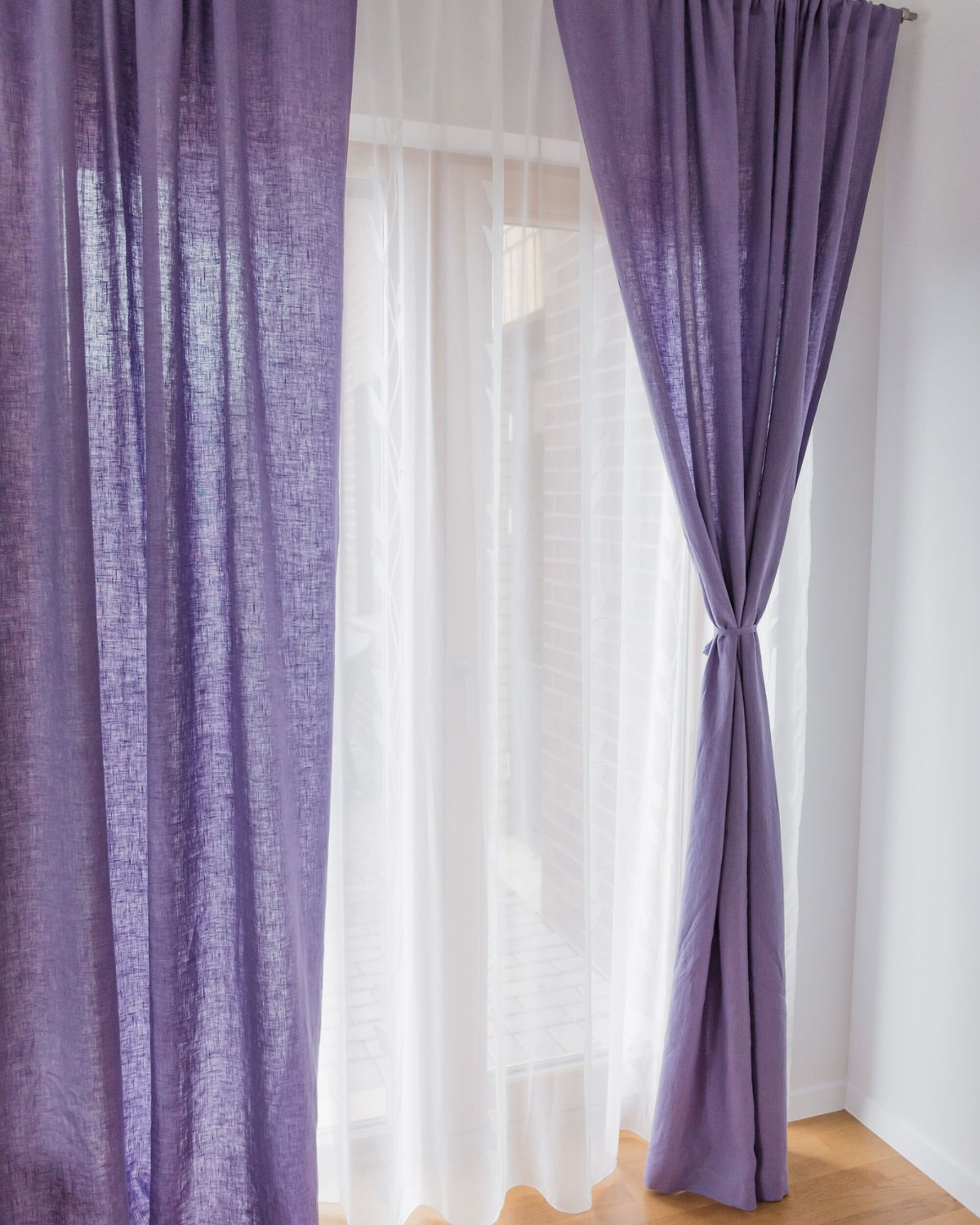 Plain Lavender Curtains
