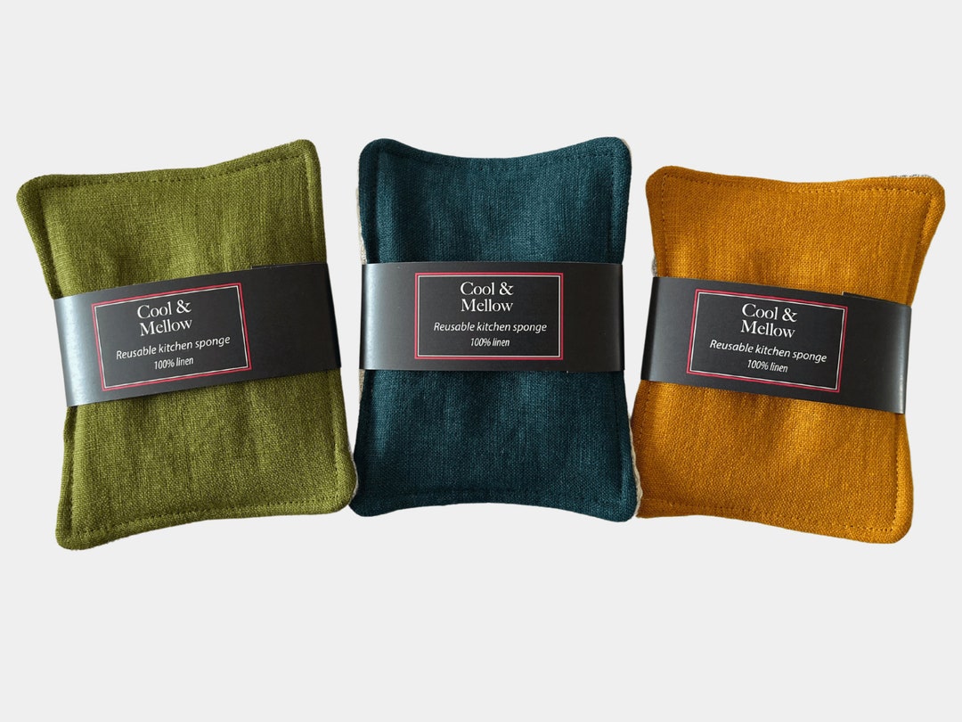 Reusable Sponge. Zero Waste Kitchen Sponge in Various Colours - Green ...