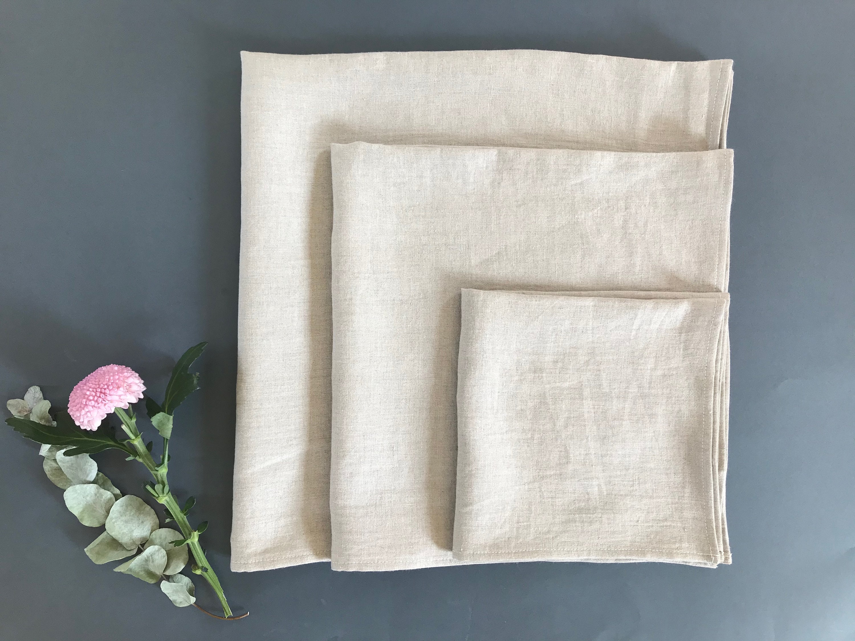 Natural Linen Furoshiki. Reusable Gift Wrapping Cloth. Eco-friendly ...