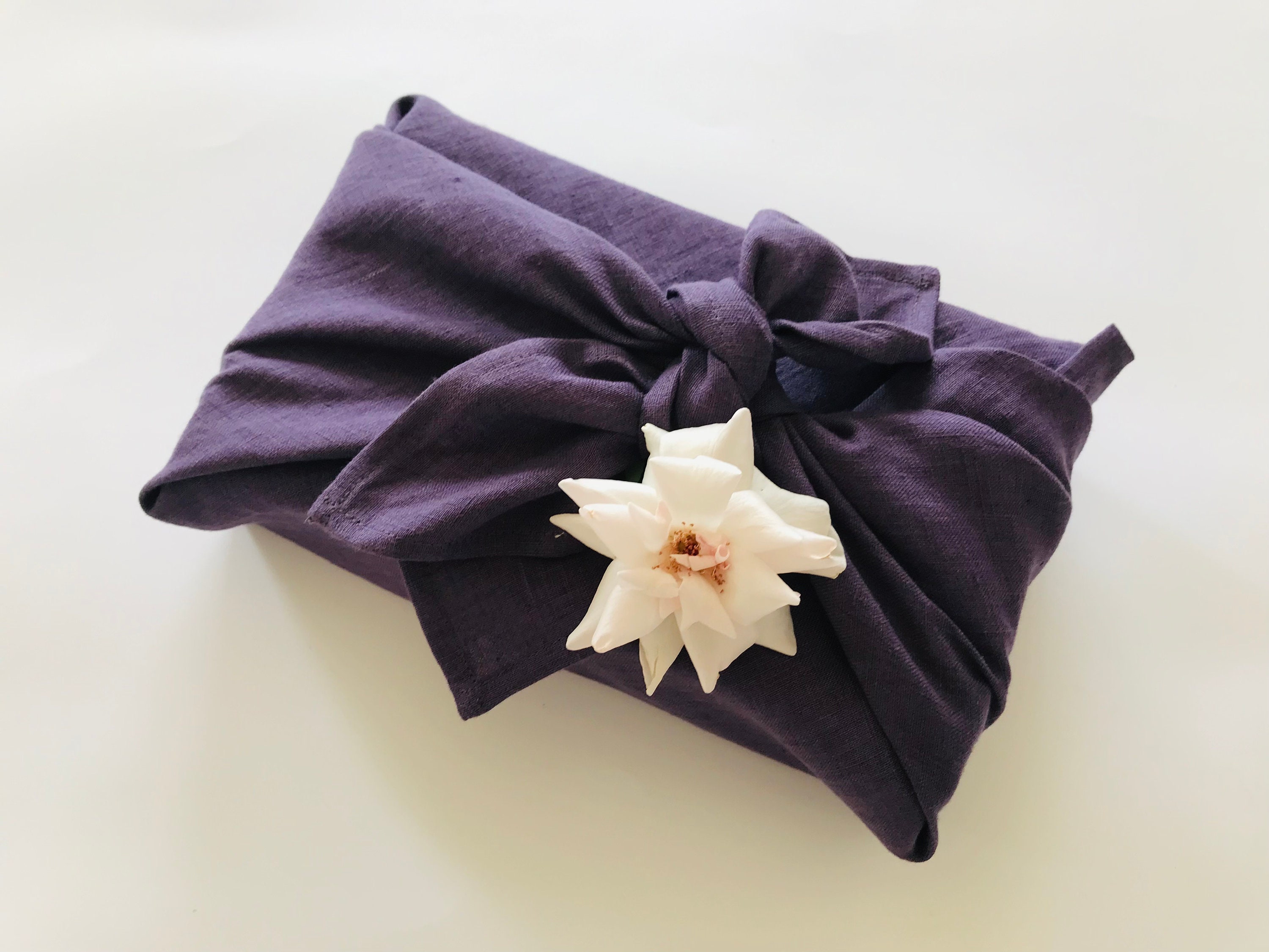 Furoshiki Japanese fabric wrapping cloth. 100% linen | Etsy