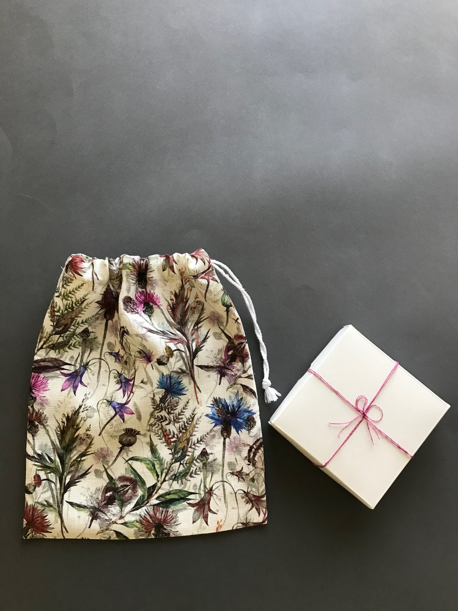 Linen Gift Bags for Women. 100% Linen Fabric Gift Bag. Linen - Etsy