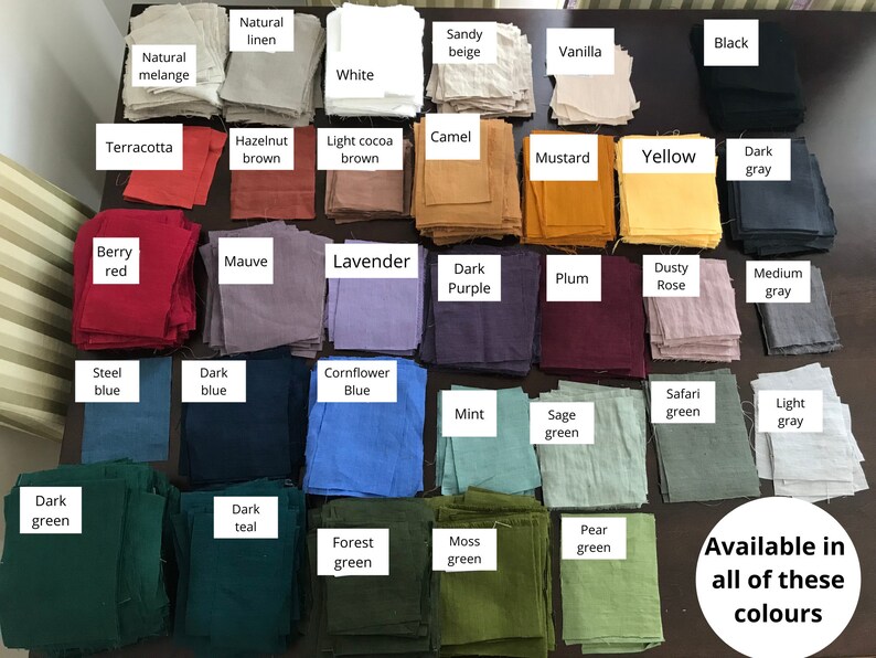 Dark Forest Green Linen Table Runner. Modern Table - Etsy