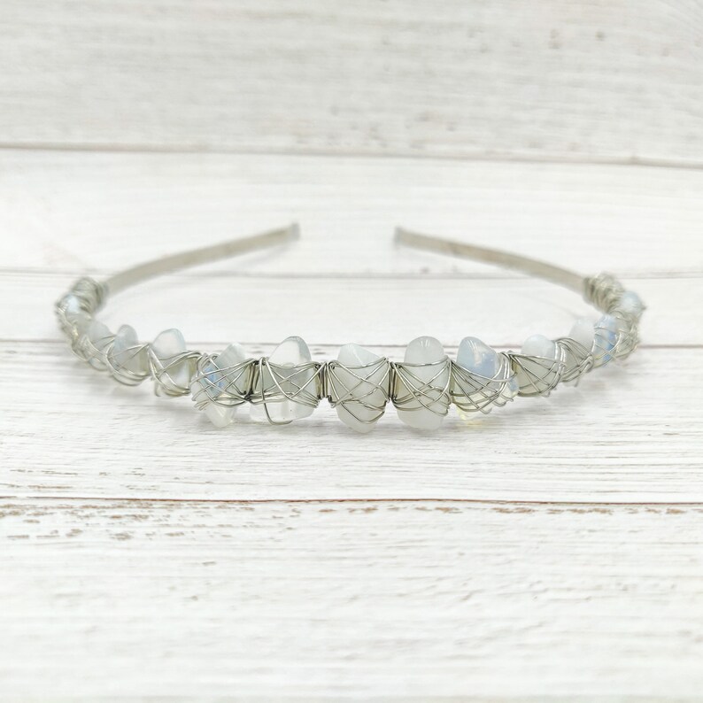 Black Obsidian Crystal Quartz Gemstone Tiara Crown Woman - Etsy