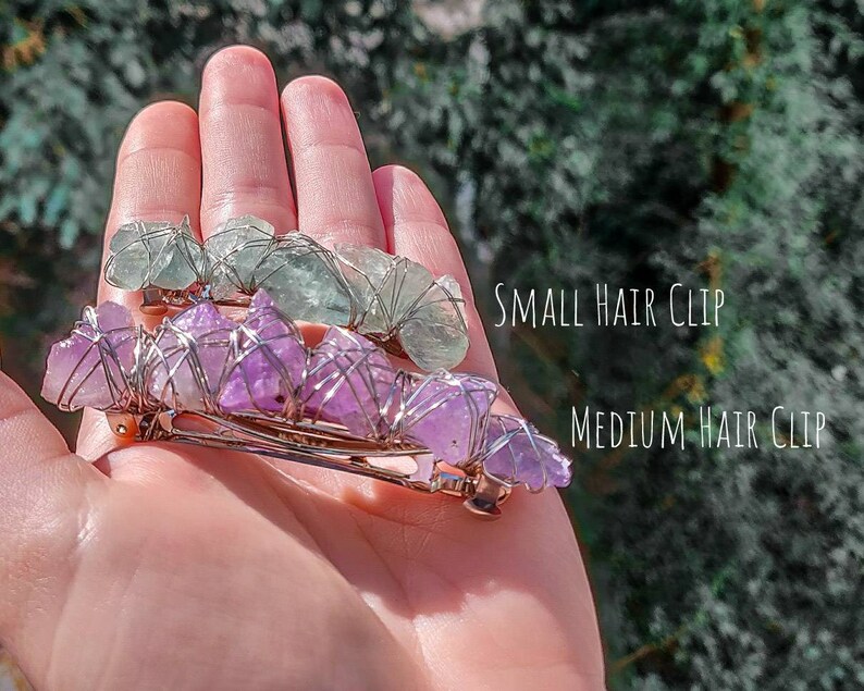 Raw Amethyst Purple Hair Clip Hair Clips for Women Hair Comb - Etsy