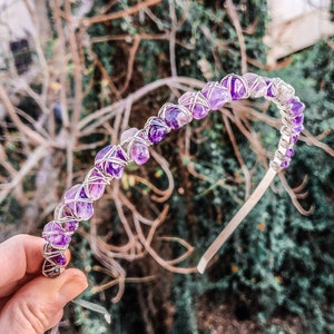 Black Obsidian Crystal Quartz Gemstone Tiara Crown Woman - Etsy