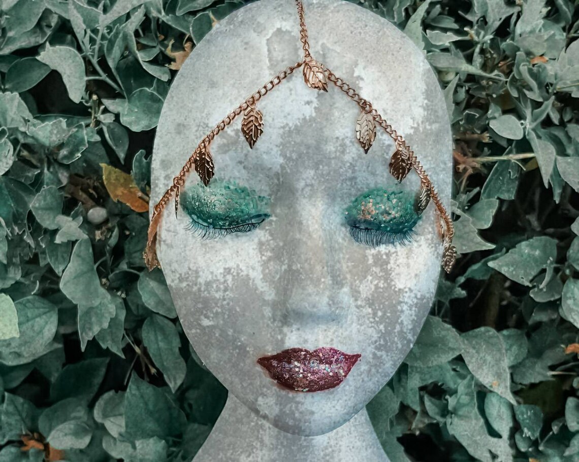 Head Chain Hair Jewelry Crown Necklace Chain Headpiece | Etsy