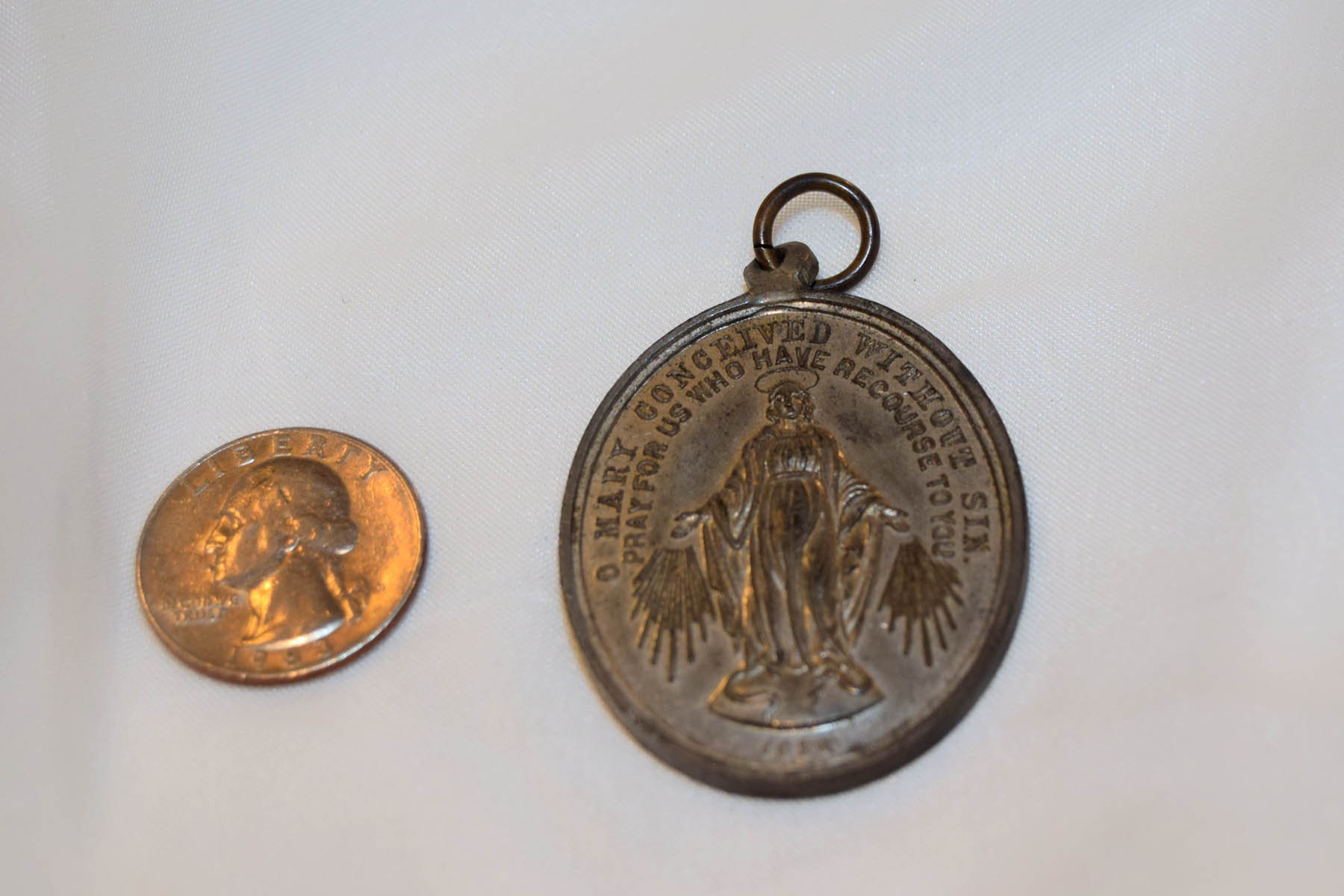 The Miraculous Medal 1830, Catholic Talisman, Mary Immaculate ...