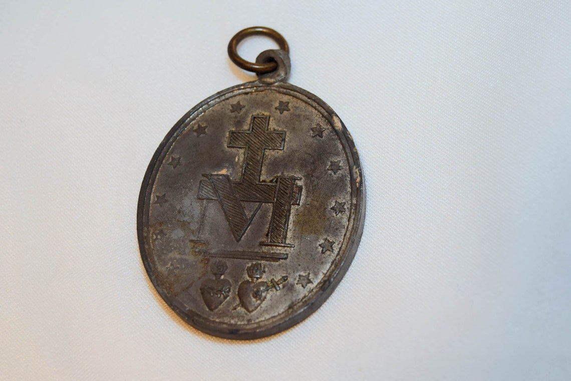 The Miraculous Medal 1830, Catholic Talisman, Mary Immaculate ...