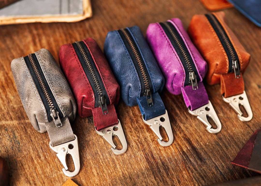 Mini Coin Purse, EDC Leather Pouch, Personalized Small Pouch, Lipstick ...