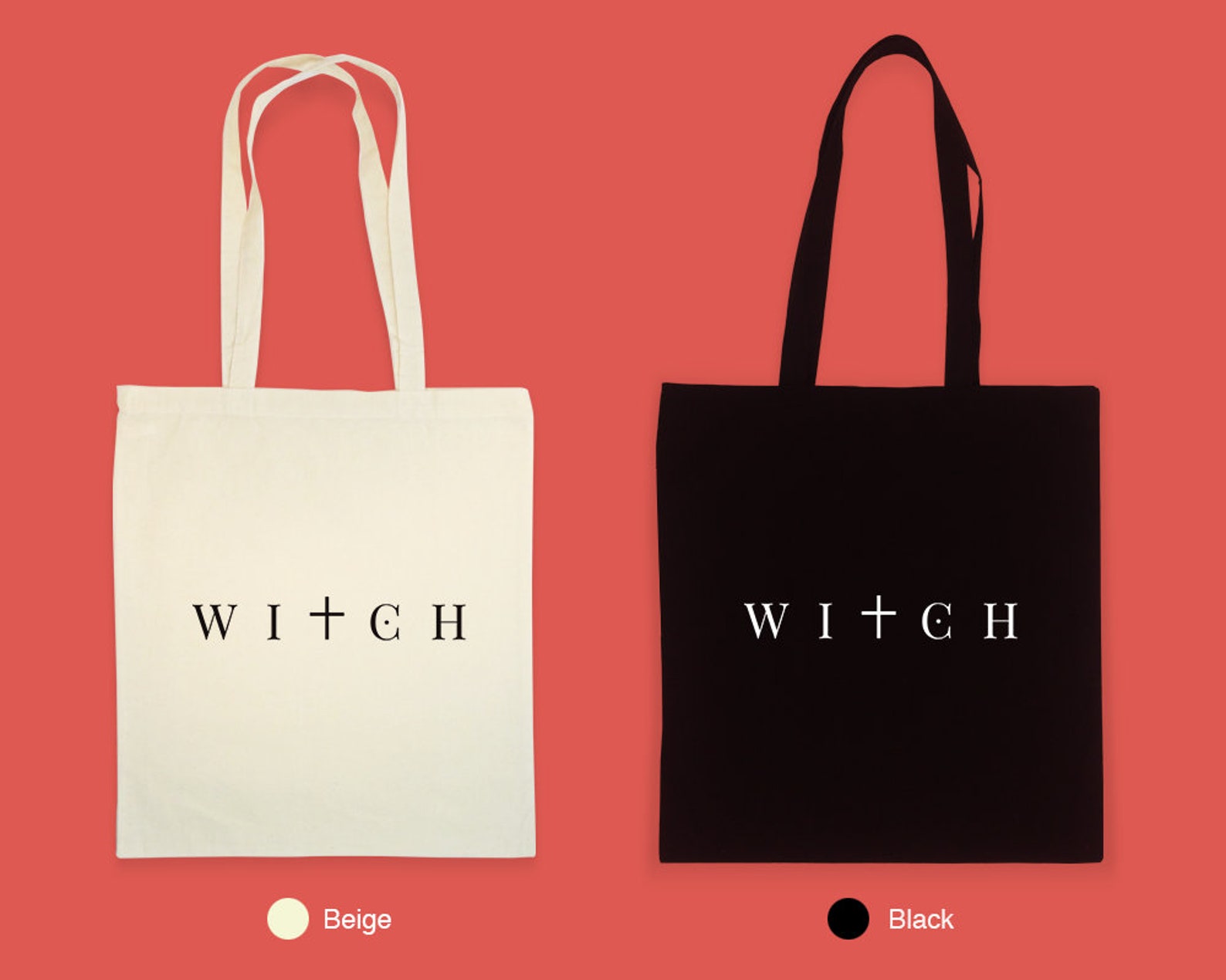 Witch Tote Bag / Graphic Tote Bag / Canvas Tote Bag / Grocery - Etsy