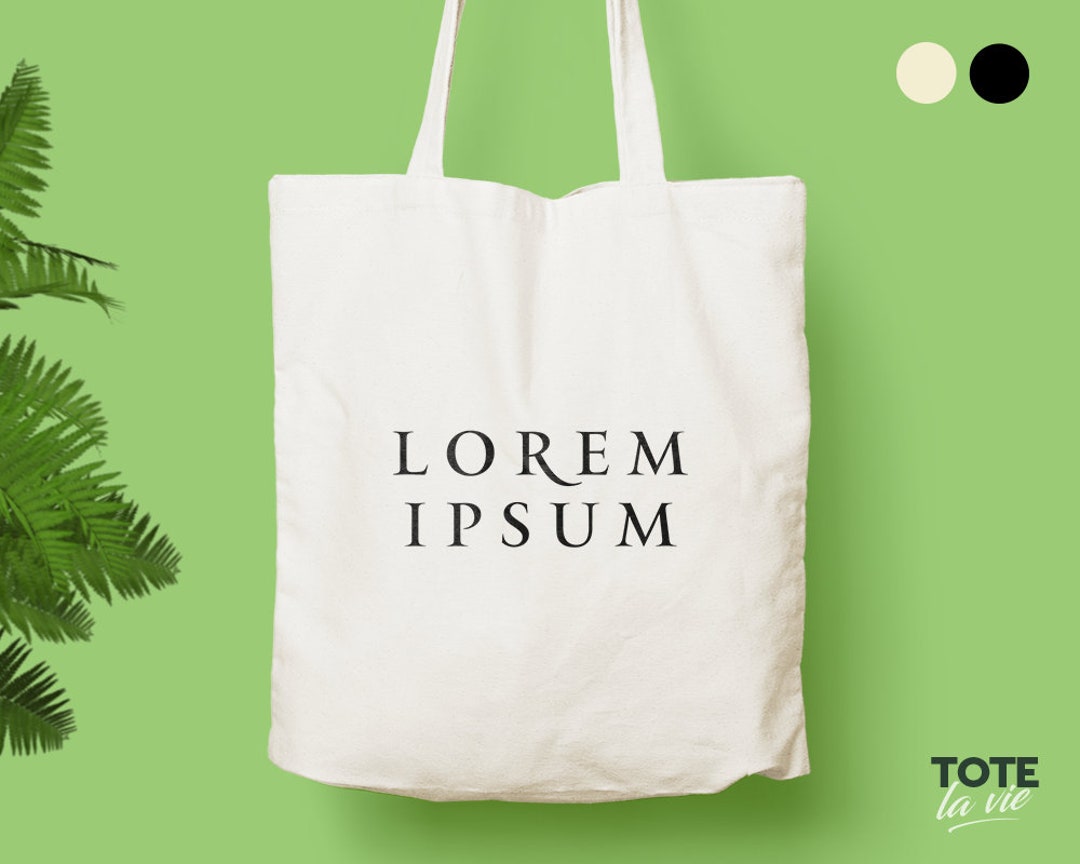 Lorem Ipsum Tote Bag / Minimalist / Canvas Tote Bag / - Etsy