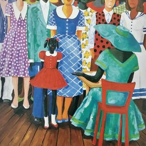 African American Art Print LITERARY CIRCLE Black Art - Etsy